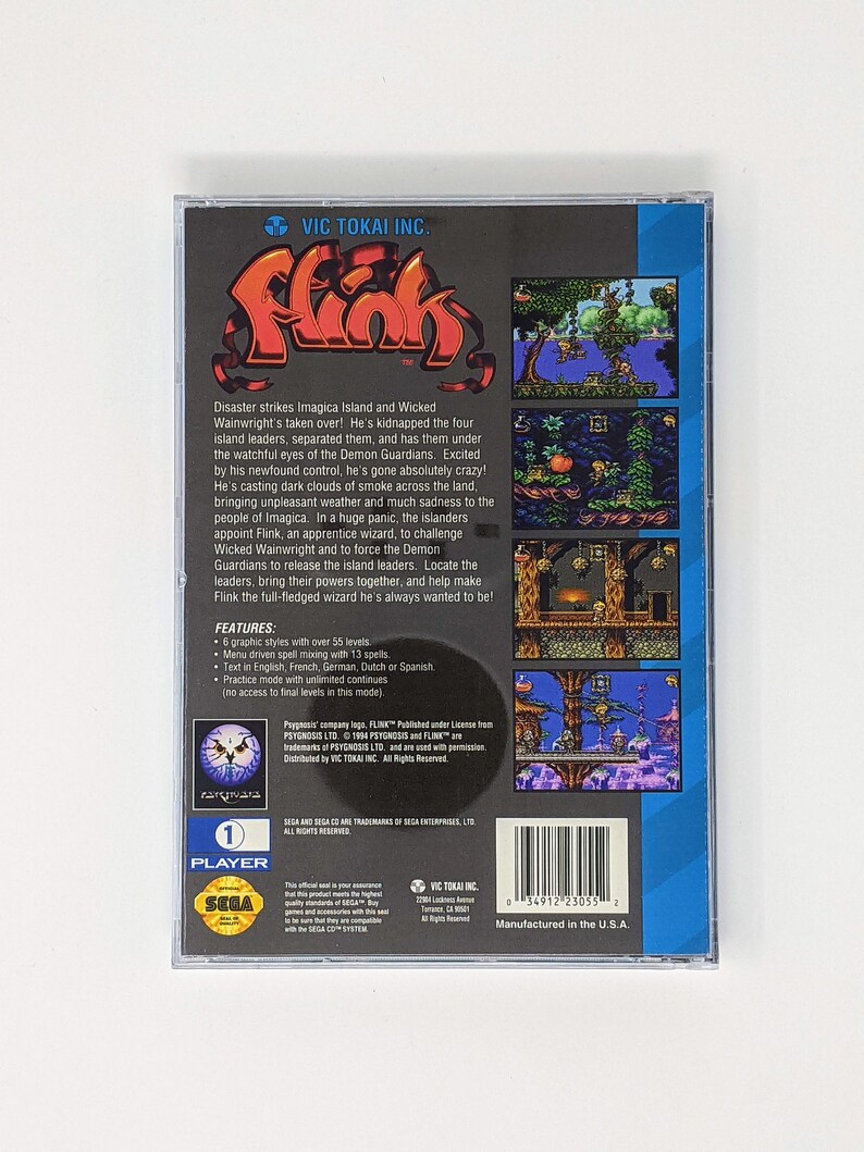 Flink Sega CD Game Longbox Sponge & Protective Case - Etsy