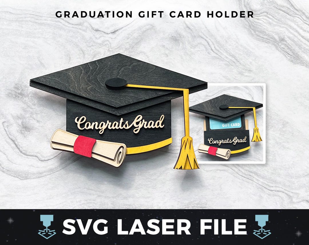 Graduation Giftcard Holder Svg, Graduation Gift Card, Grad Money Gift ...
