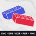 DIY Building Brick's Party Favor Svg, Kids Favor, Brick Birthday ...