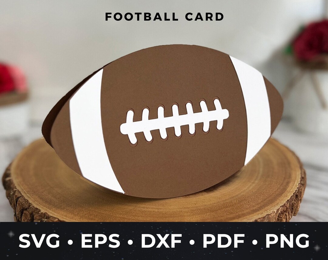 Football Card Svg DIY Football Coach Card Sports Lover Card - Etsy