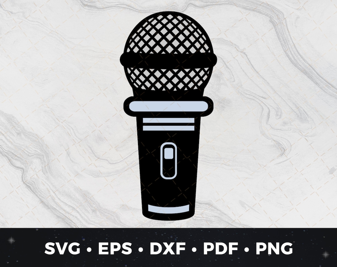 Microphone Svg, Microphone Cut File, Singer Svg, Concert Svg, Concert ...