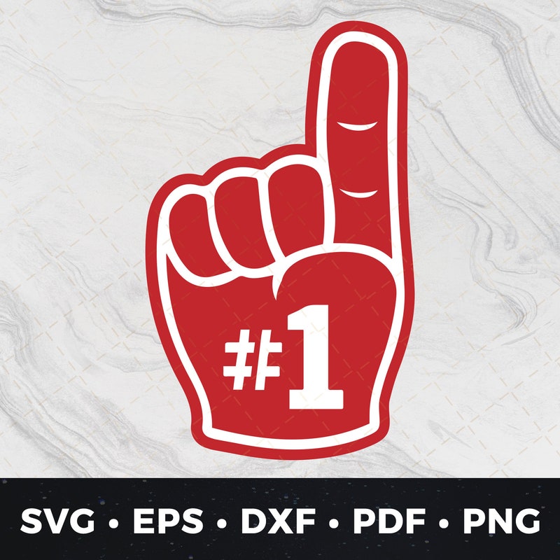 Number 1 Foam Finger - Etsy