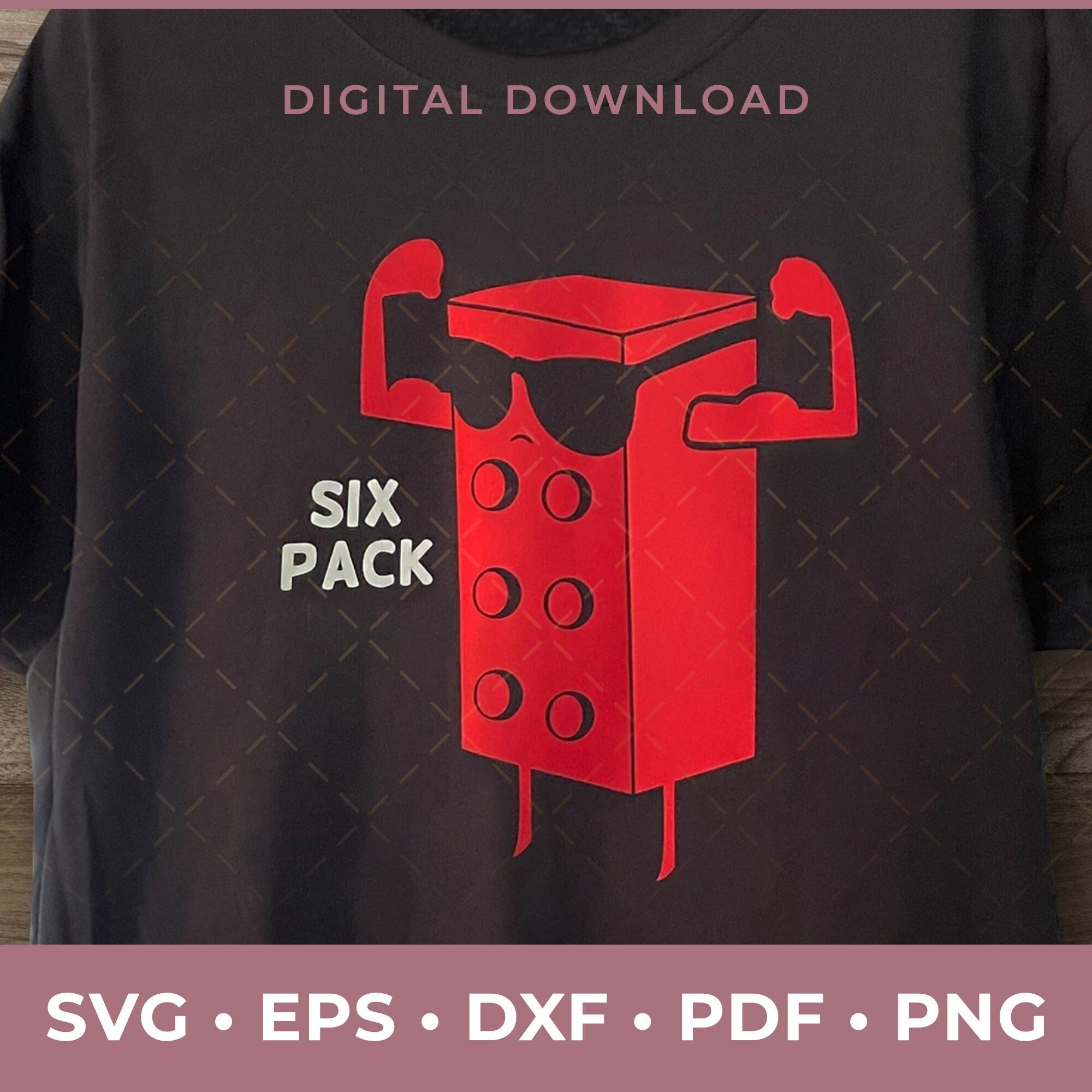 Building Brick's Funny Six Pack Svg Building Brick Dxf - Etsy UK