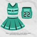 Custom Cheer Uniform Svg Png Pdf Dxf Eps, Cheer Clipart, Cheer Cut File ...