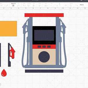 Gas Station Gift Card Holder, DIY Gas Station Gift Card Holder, Gas Cut ...