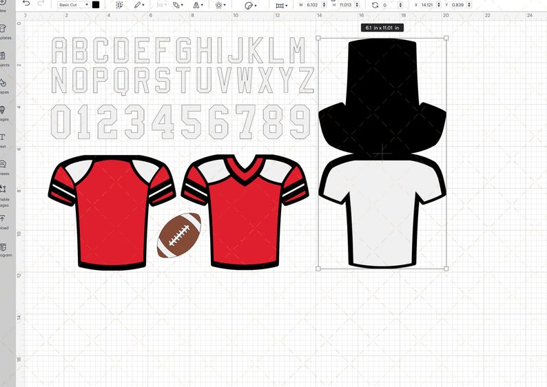 Football Jersey Card SVG, Sports Themed Birthday Card, Football Coach ...