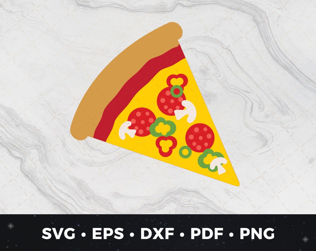 Pizza Svg, Pizza Cut File, Cute Pizza Graphic, Pizza Vector, Pizza Png ...