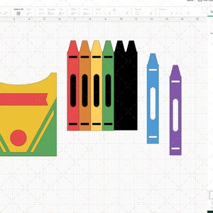 Crayons Svg, Crayon Box Svg, Back to School Svg, Crayon Png, Crayons ...