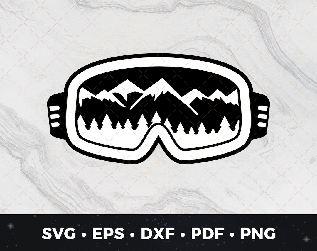 Snowboard Goggles Svg, Ski Goggles Svg, Snow Goggles Svg, Ski Goggles ...