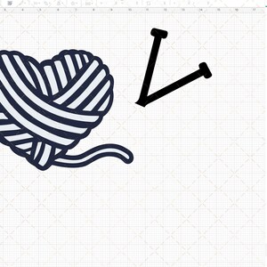 Knitting Svg, Knit Svg, Crochet Svg, Crocheting Svg, Knit Heart Svg ...