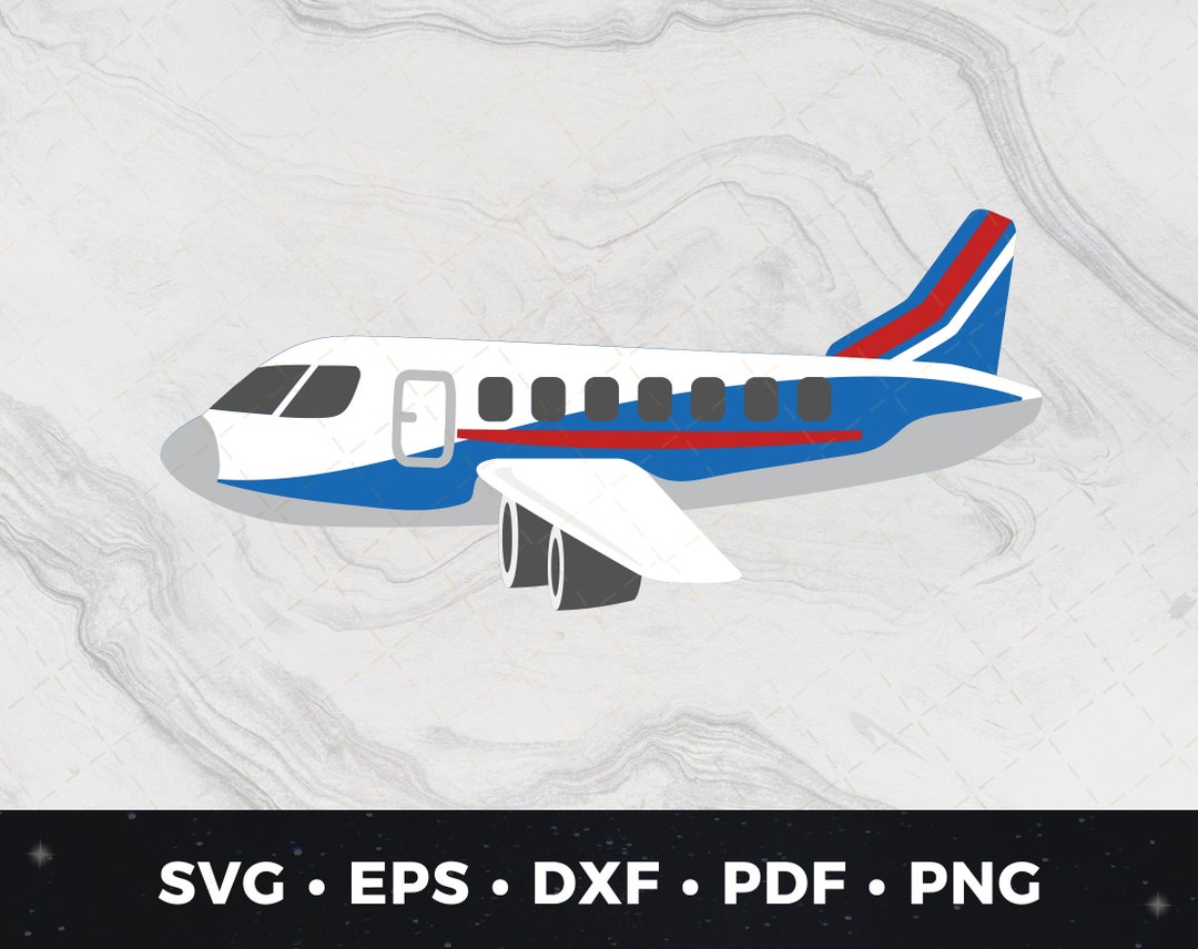 Plane Svg, Aircrarft Vector, Airplane Clipart, Air Travel Svg, Airplane ...