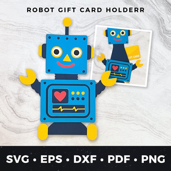 Robot Birthday Svg - Etsy