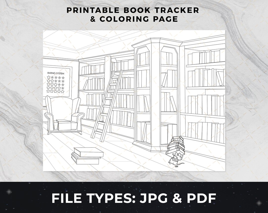 Home Library Book Tracker, Printable Book Tracker, Book Tracker ...