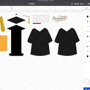 Graduation Gift Card Holder, DIY Graduation Card, Cap and Gown Svg ...