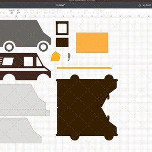 Delivery Truck Card Template, Delivery Driver Gift, Delivery Cut File ...