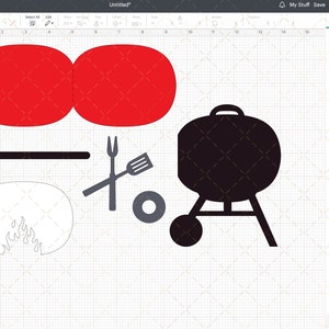 Grill Card Svg, Grill Birthday Card Svg, Grill Card Cut File, DIY Card ...