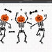 Dancing Pumpkin Head Svg, Skeleton Svg, Pumpkin Head Svg, Dancing ...