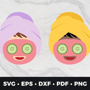 Spa Svg, Spa Day Svg, Facial Svg, Spa Day Clip Art, Cute Spa Day Vector ...