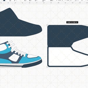 Sneaker Greeting Card SVG, Sneaker Shoe Card, DIY Sports Card ...