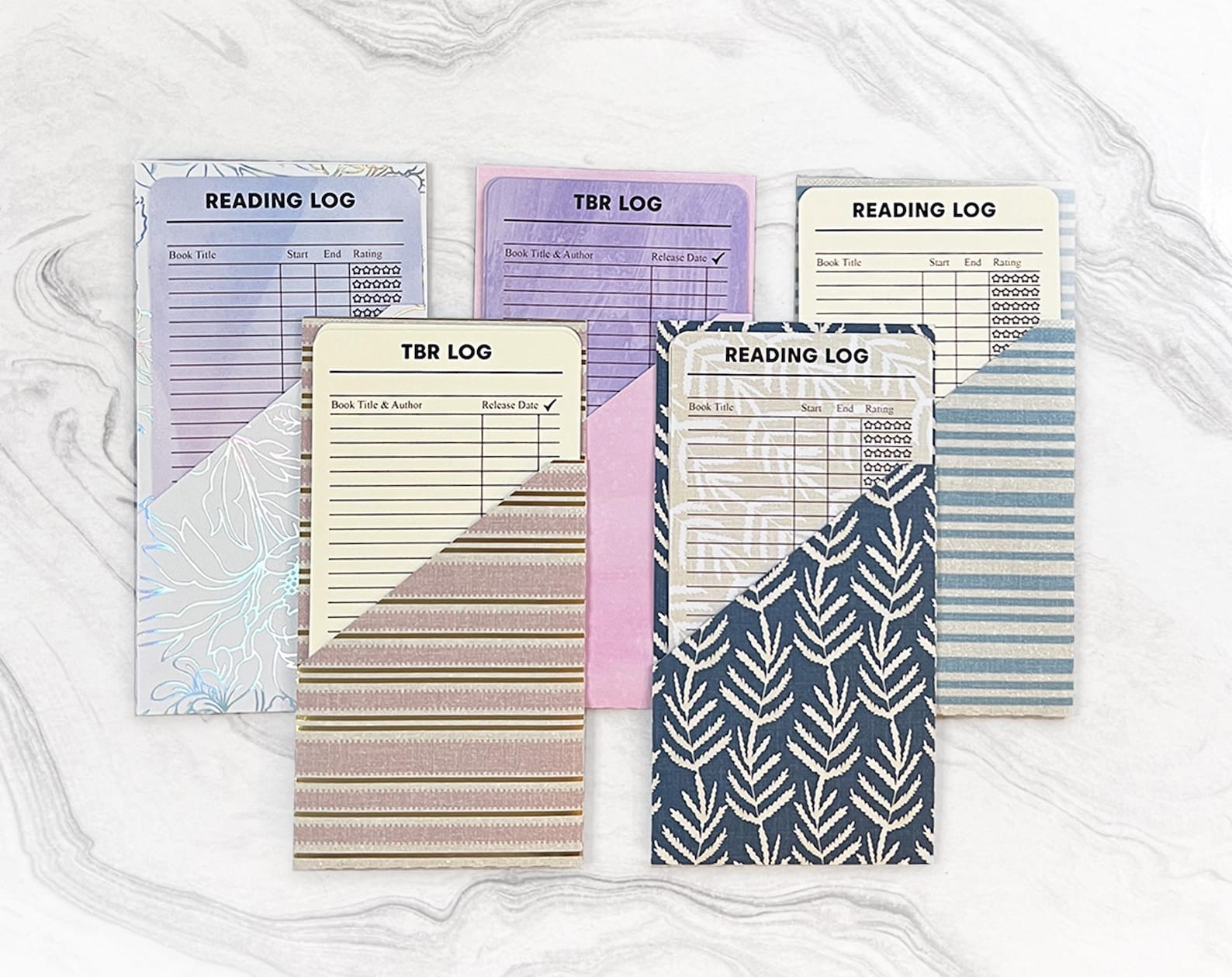 Reading Log Bookmark SVG, TBR Log, Printable Bookmark, Library Card ...
