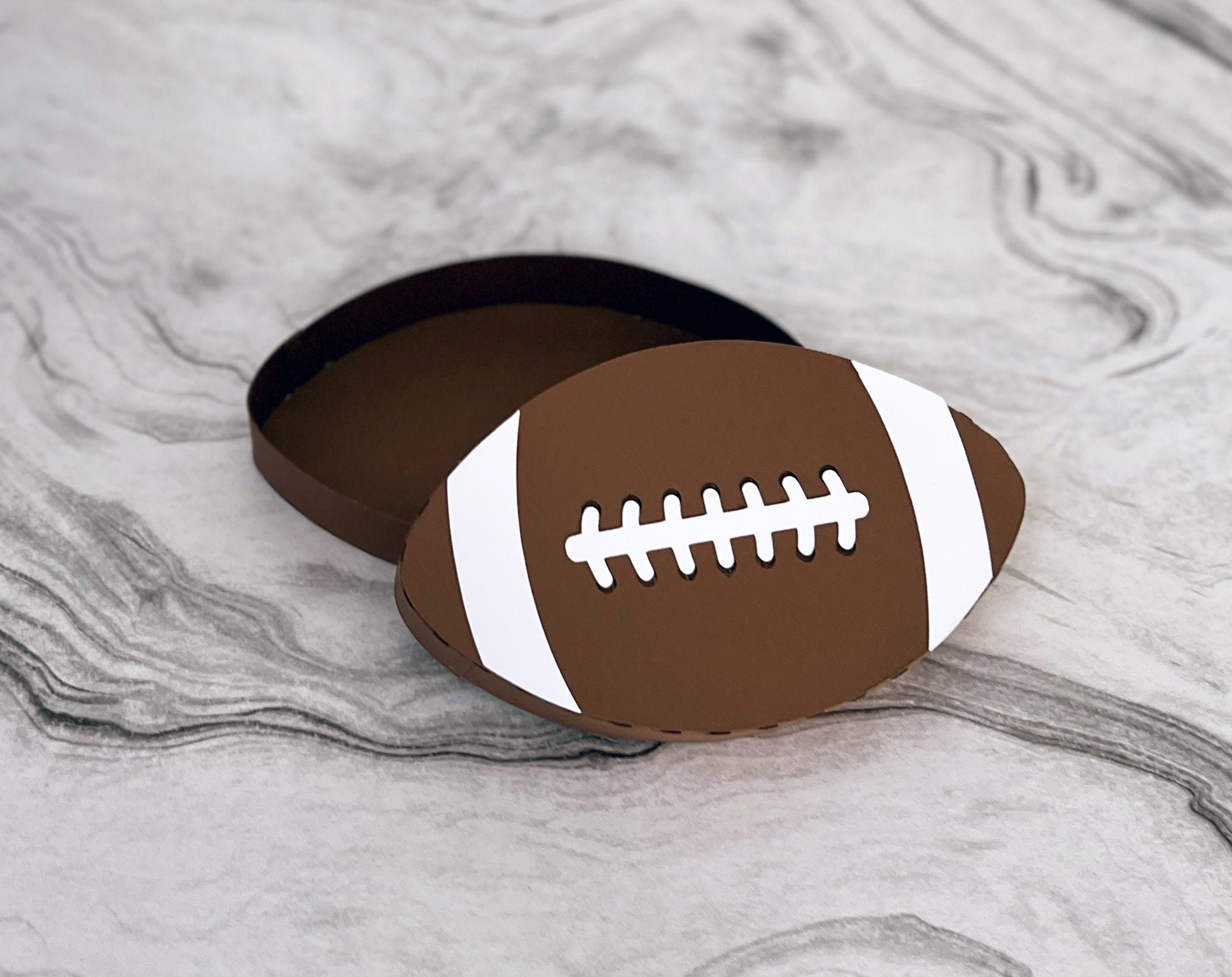 Football Favor Box Svg, Football Box Cut File, Football Coach Gift Box ...