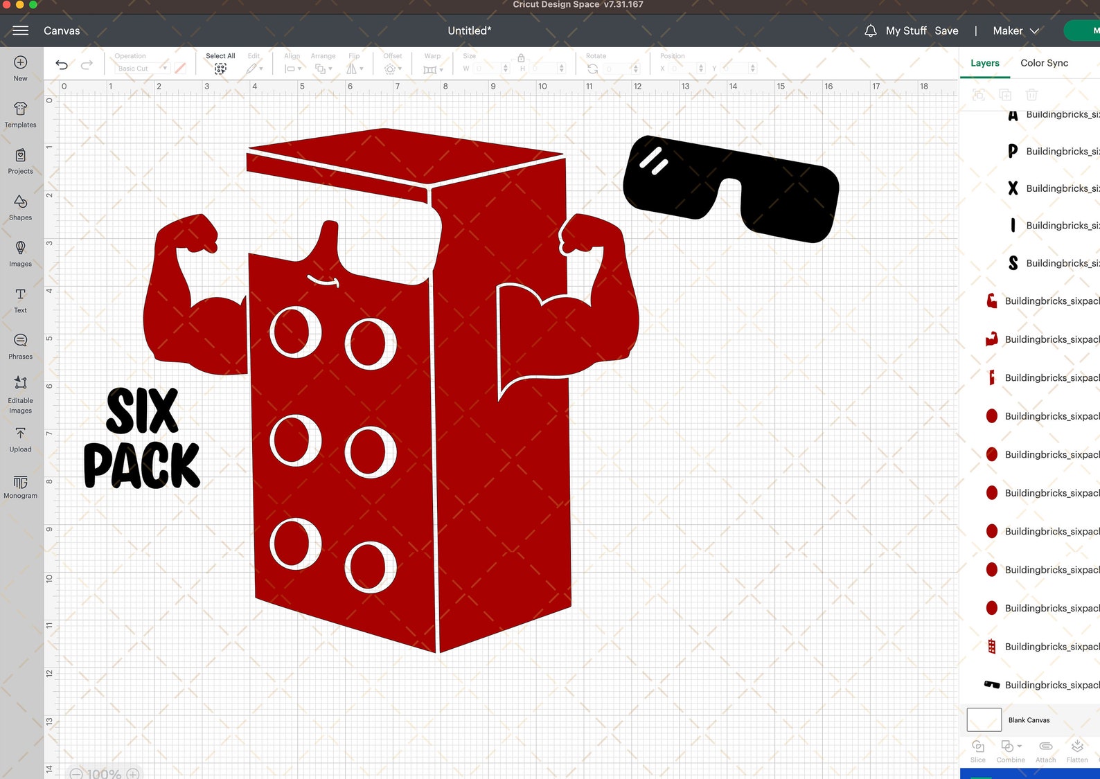 Building Brick's Six Pack Svg Funny Brick Shirt Six - Etsy