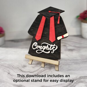 Graduation Gift Card Holder Svg, DIY Wood Graduation Gift Card Holder ...