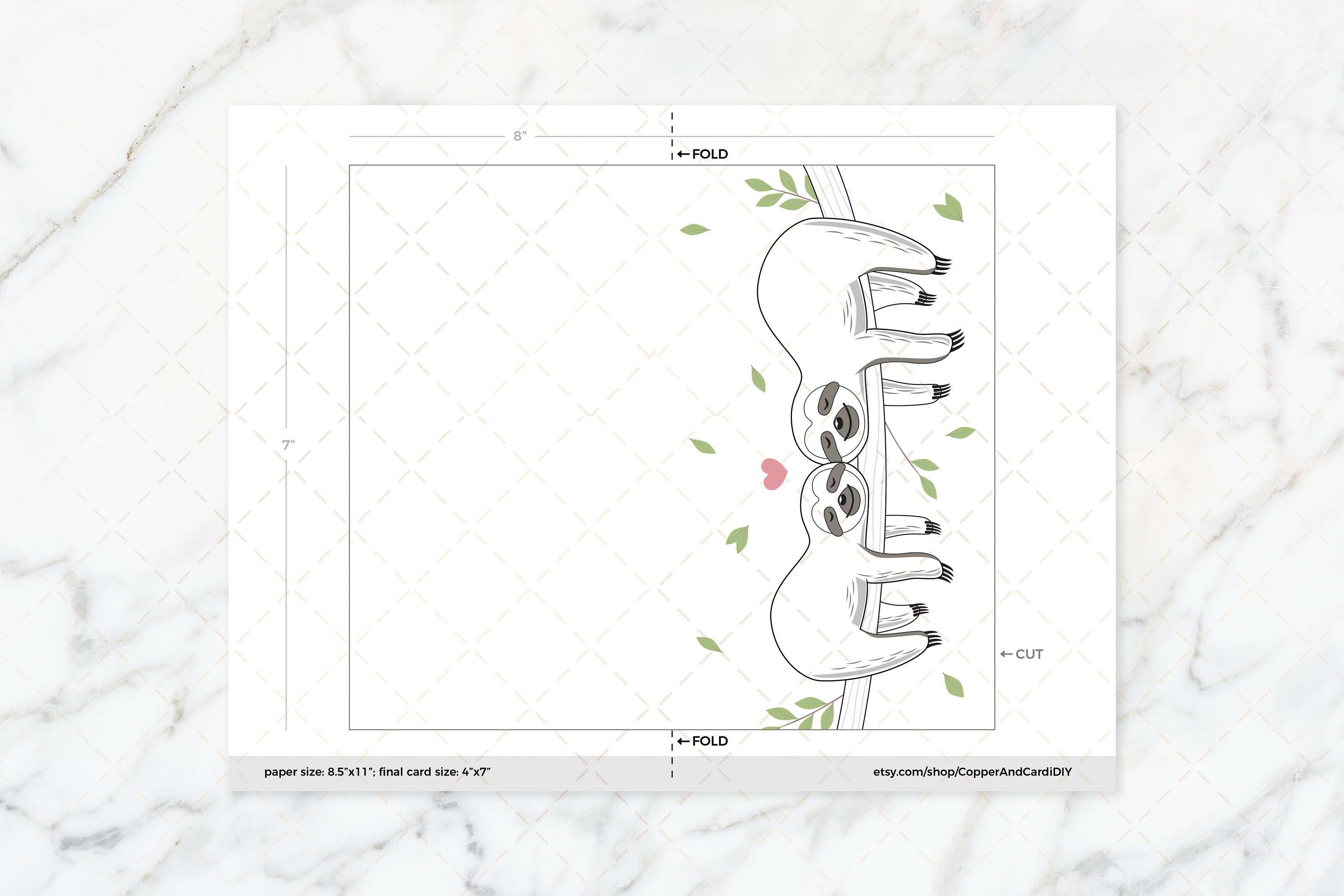 Printable Sloth Card, Cute Sloth Card, Sloth Birthday Card, Cute ...