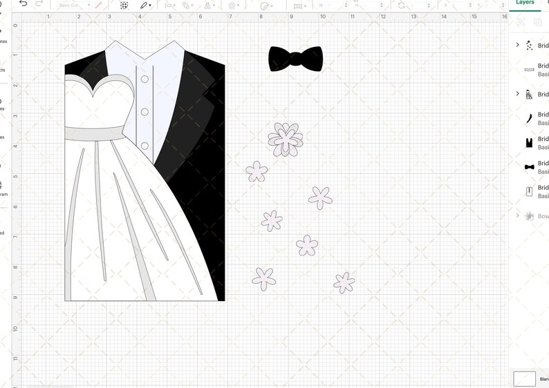 Bride and Groom Svg Png Pdf Dxf Eps, Wedding Clipart, Bride and Groom ...
