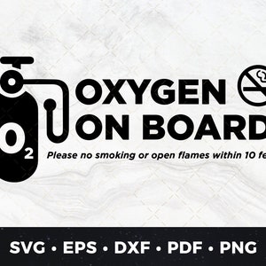 Oxygen Car Decal Sticker Svg, Oxygen Bumper Sticker Svg, Oxygen Door ...