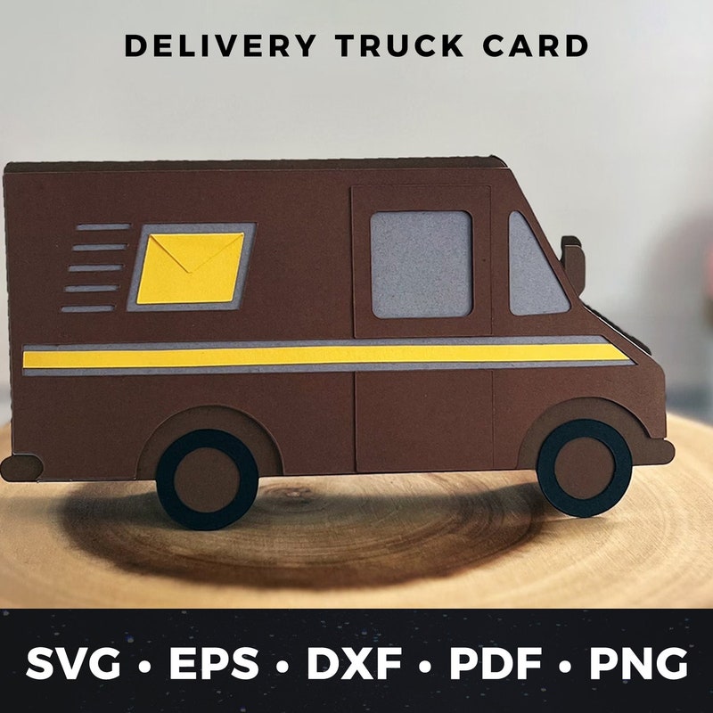 Ups Truck Svg File - Etsy
