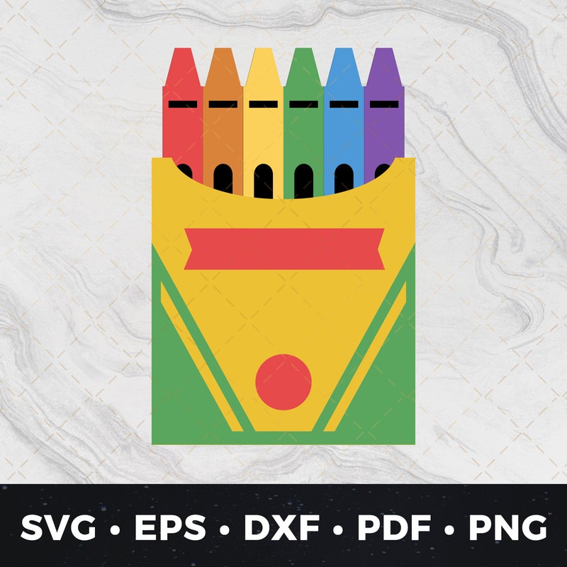 Crayon Svg - Etsy