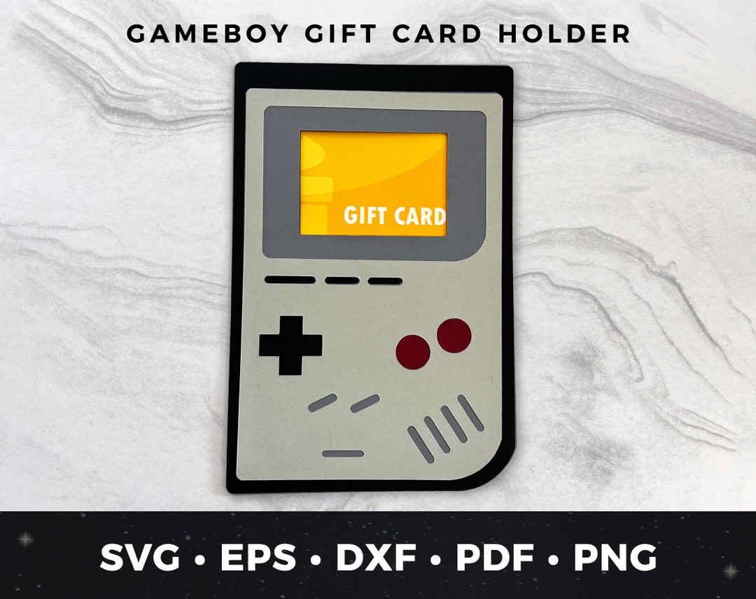 Handheld Game Gift Card Holder, Gamer Gift Card Holder, Gamer SVG ...