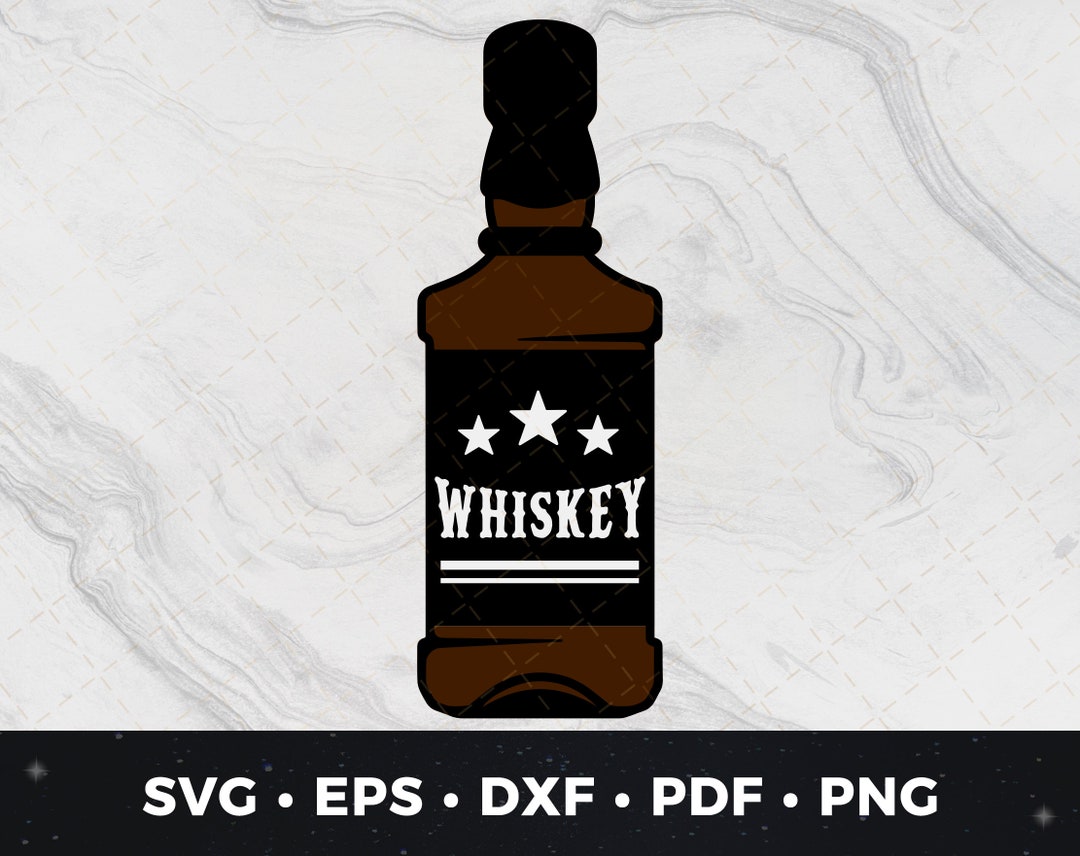Whiskey Svg, Whiskey Cut File, Whiskey Bottle Svg, Whiskey Clip Art ...