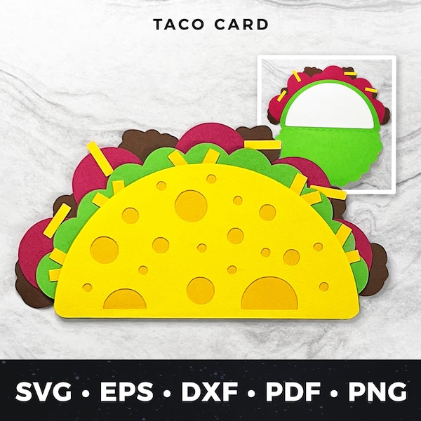 Taco Card - Etsy
