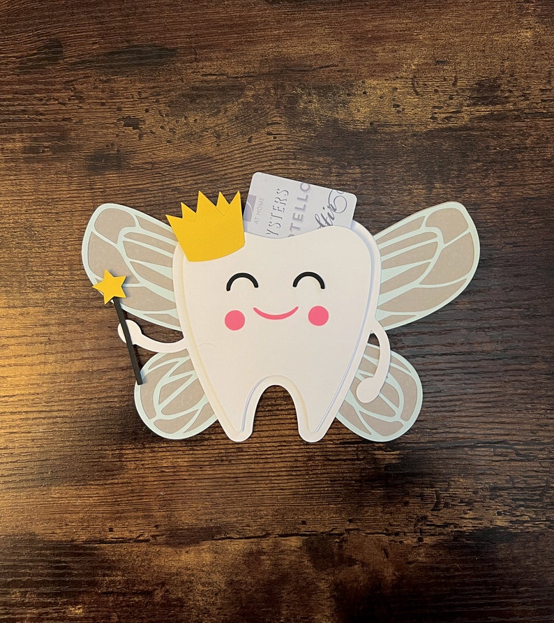 Paper Tooth Fairy Bag DIY Tooth Fairy Money Holder Tooth - Etsy