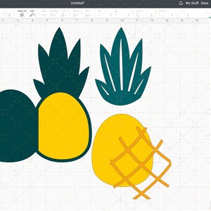 Pineapple Card Svg, Pineapple Birthday Card Svg, Pineapple Greeting ...