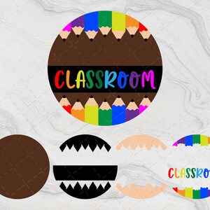Teacher Classroom Sign Svg, Classroom Door Sign Svg, DIY Teacher Sign ...