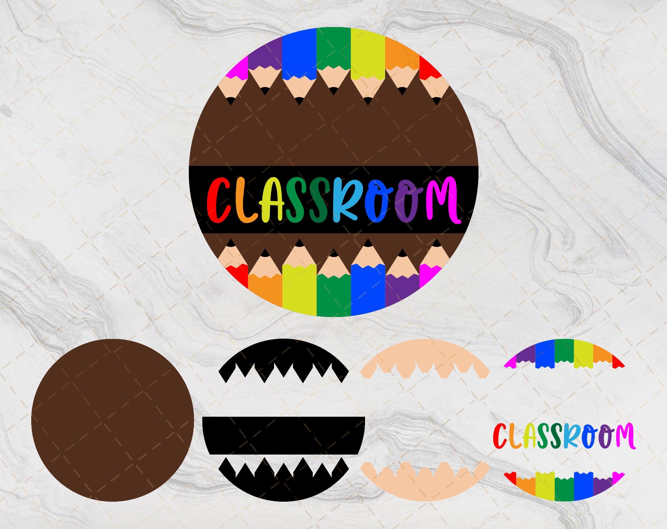 Teacher Classroom Sign Svg, Classroom Door Sign Svg, DIY Teacher Sign ...