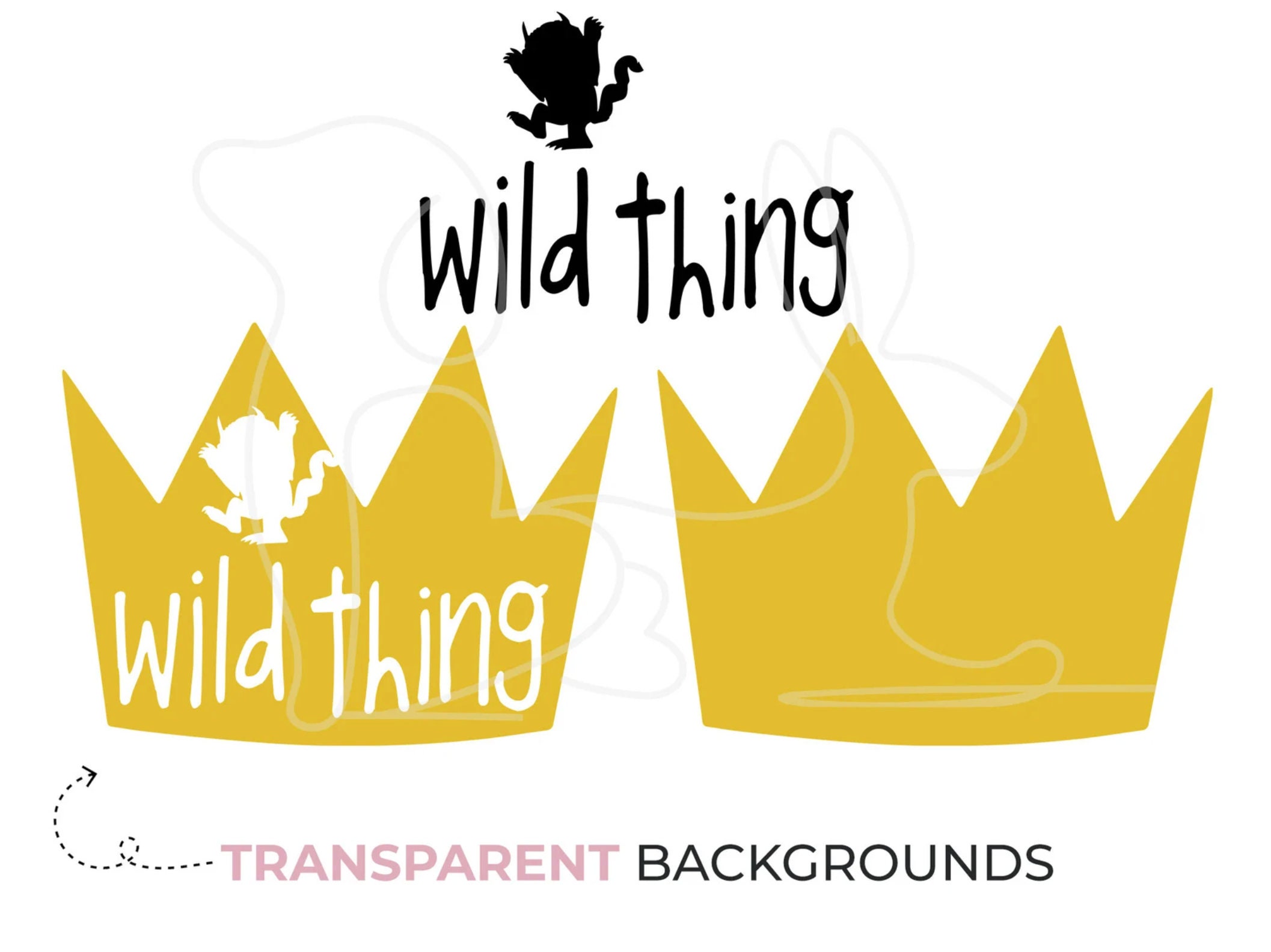 Wild Thing Vector Raising Wild Things Where the Wild Things - Etsy