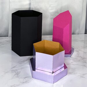 3D Lipstick Box SVG, Paper Lipstick Decor Pdf, DIY Beauty Gift Box ...