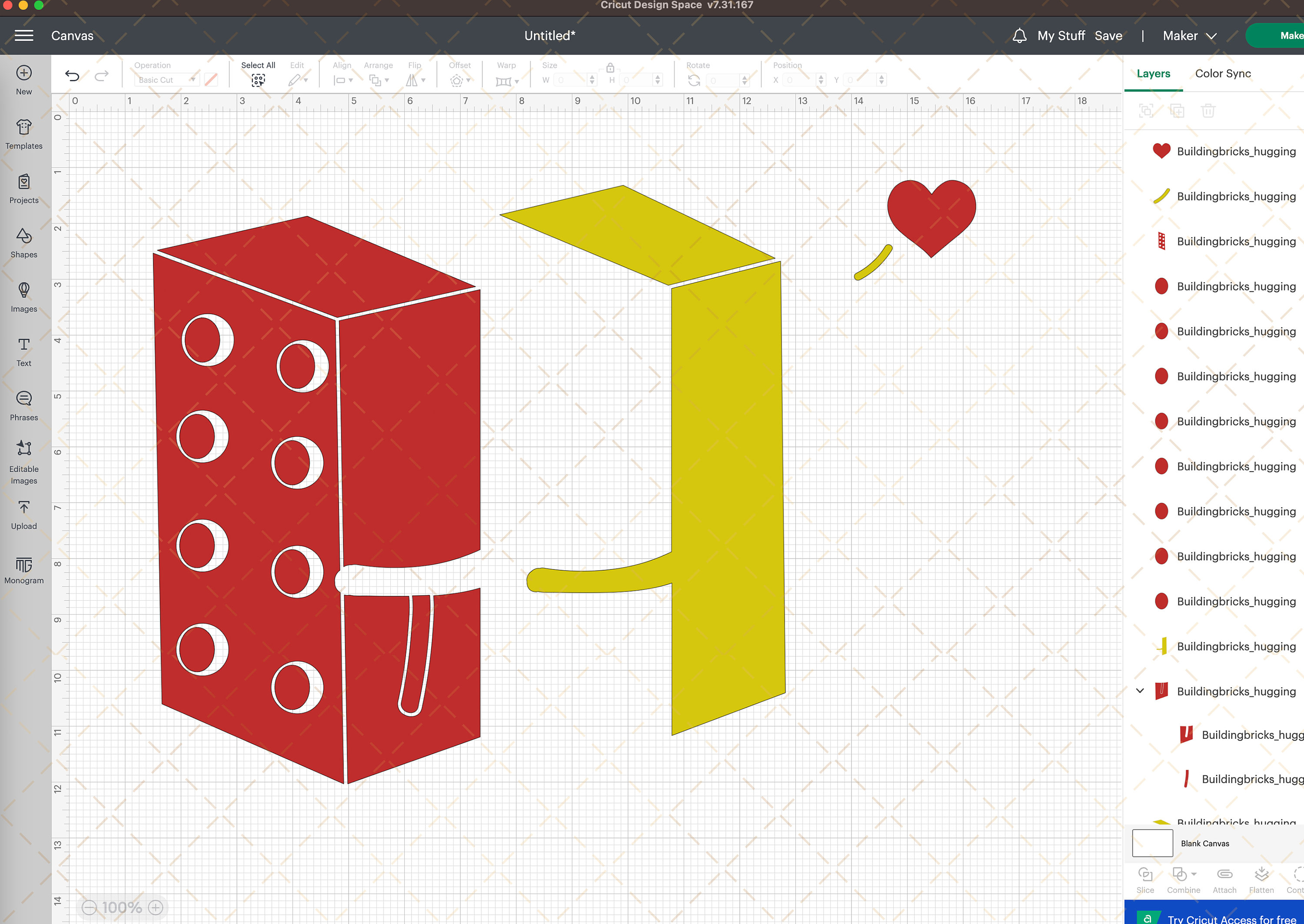 Loving Building Blocks Couple SVG | Hugging Toy Bricks With Heart ...