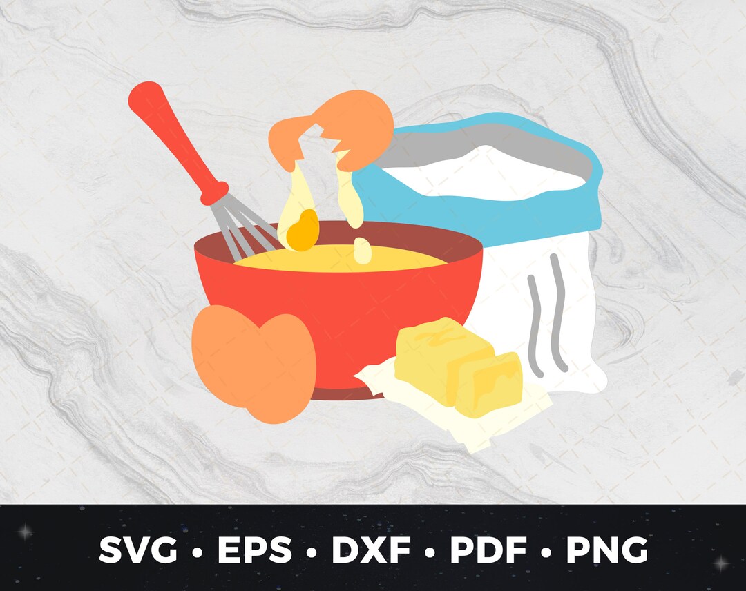 Baking Svg, Baking Cut File, Chef Svg, Baking Clip Art, Bakery Print ...