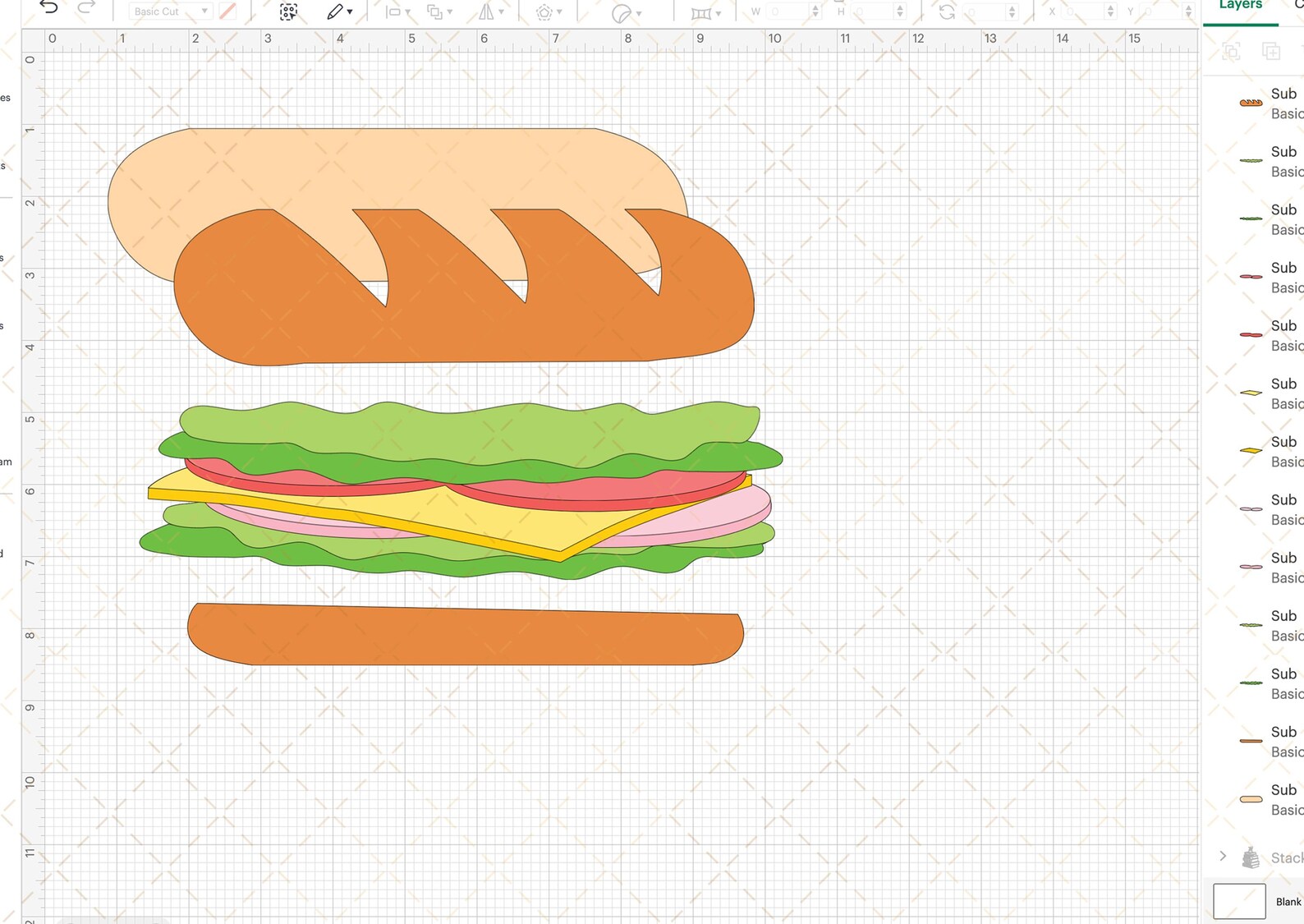 Sub Sandwich Svg Png Pdf Dxf Eps, Deli Clipart, Hoagie Cut File, Fast ...