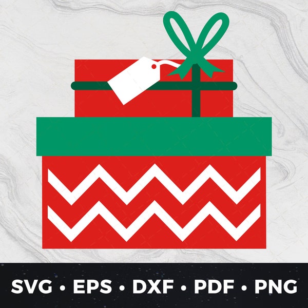 Christmas Present Svg - Etsy