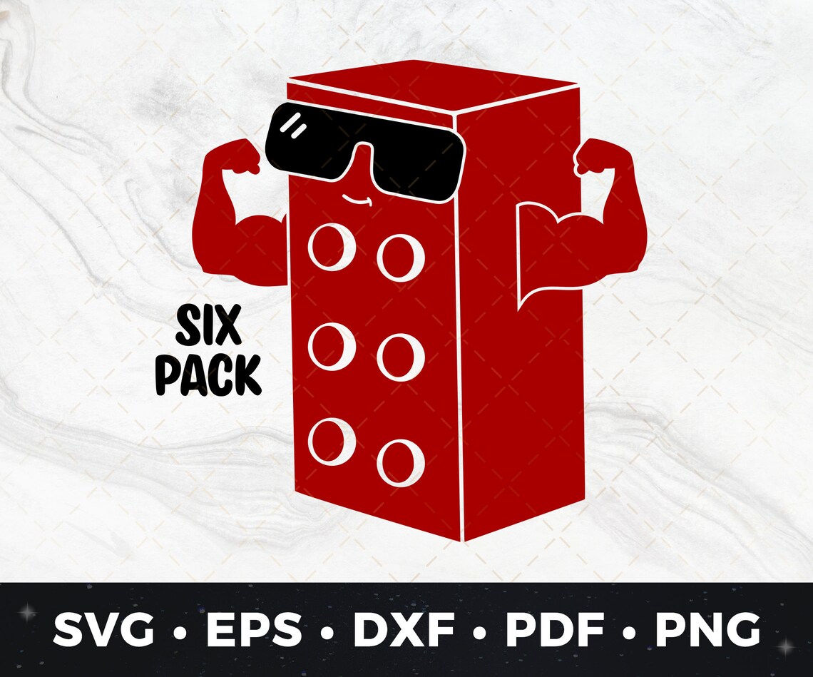 Building Brick's Six Pack Svg Funny Brick Shirt Six - Etsy