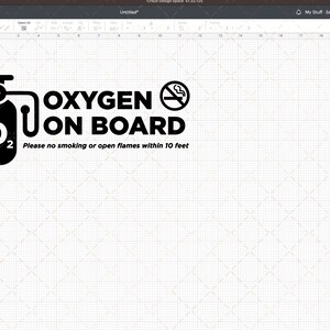 Oxygen Car Decal Sticker Svg, Oxygen Bumper Sticker Svg, Oxygen Door ...