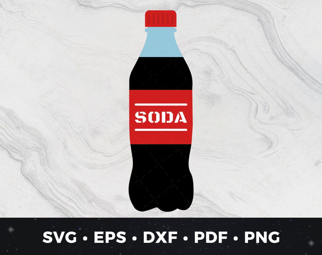 Soda Bottle Svg, Soda Svg, Soda Bottle Png, Soda Cut File, Soda Bottle ...