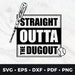 Straight Outta the Dugout Svg Png Pdf Dxf Eps, Baseball Sayings ...