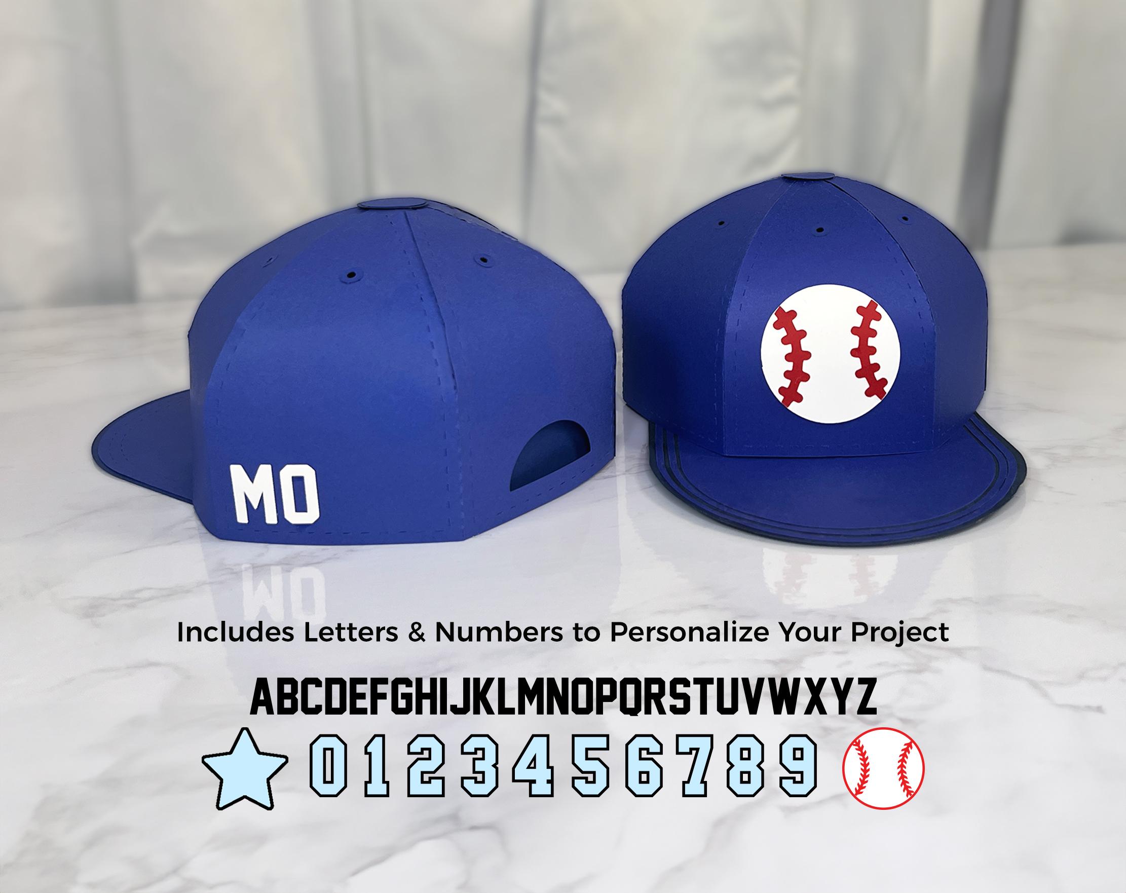 Baseball Cap Gift Box SVG, 3D Baseball Hat Box Pdf, DIY Coach Gift Box ...